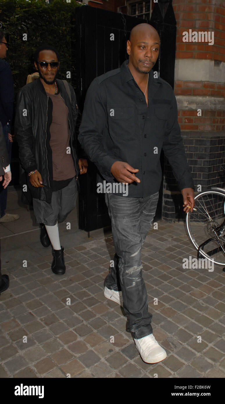 Celebrities at the Chiltern Firehouse Featuring: Mos Def, Dave ...