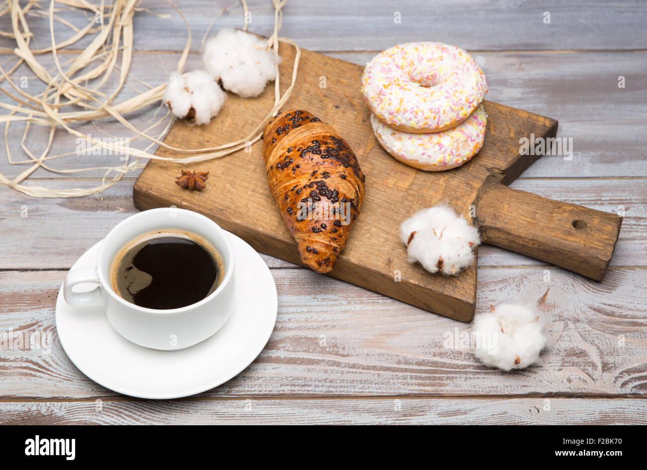 breakfast of coffee Stock Photo - Alamy