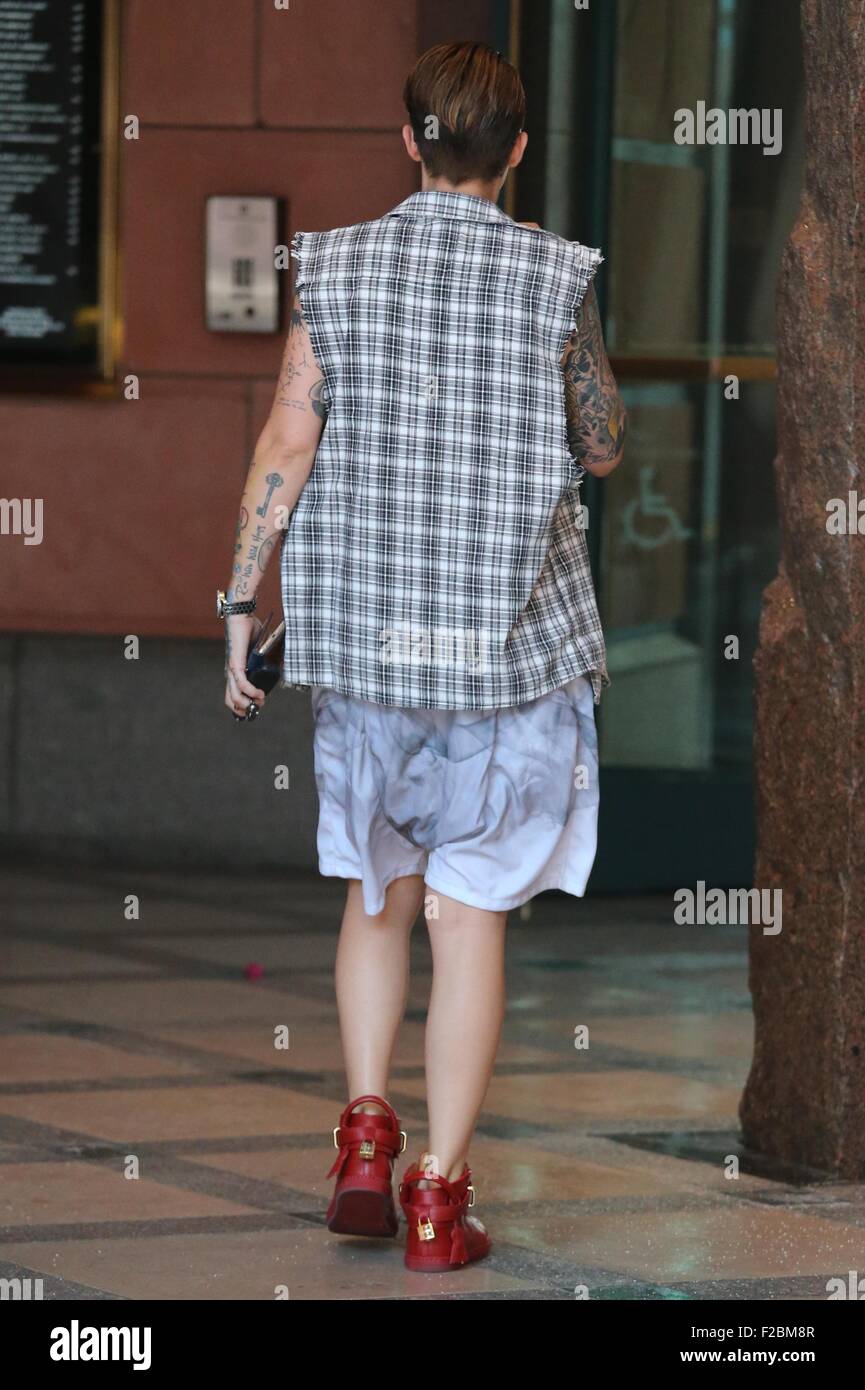 Ruby Rose Langenheim visits a medical center in Beverly Hills Featuring ...
