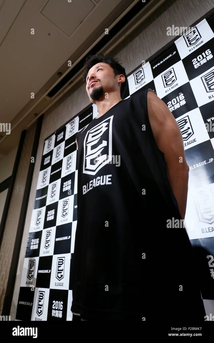 Yuta Tabuse, SEPTEMBER 15, 2015 - Basketball: Yuta Tabuse attends a ...