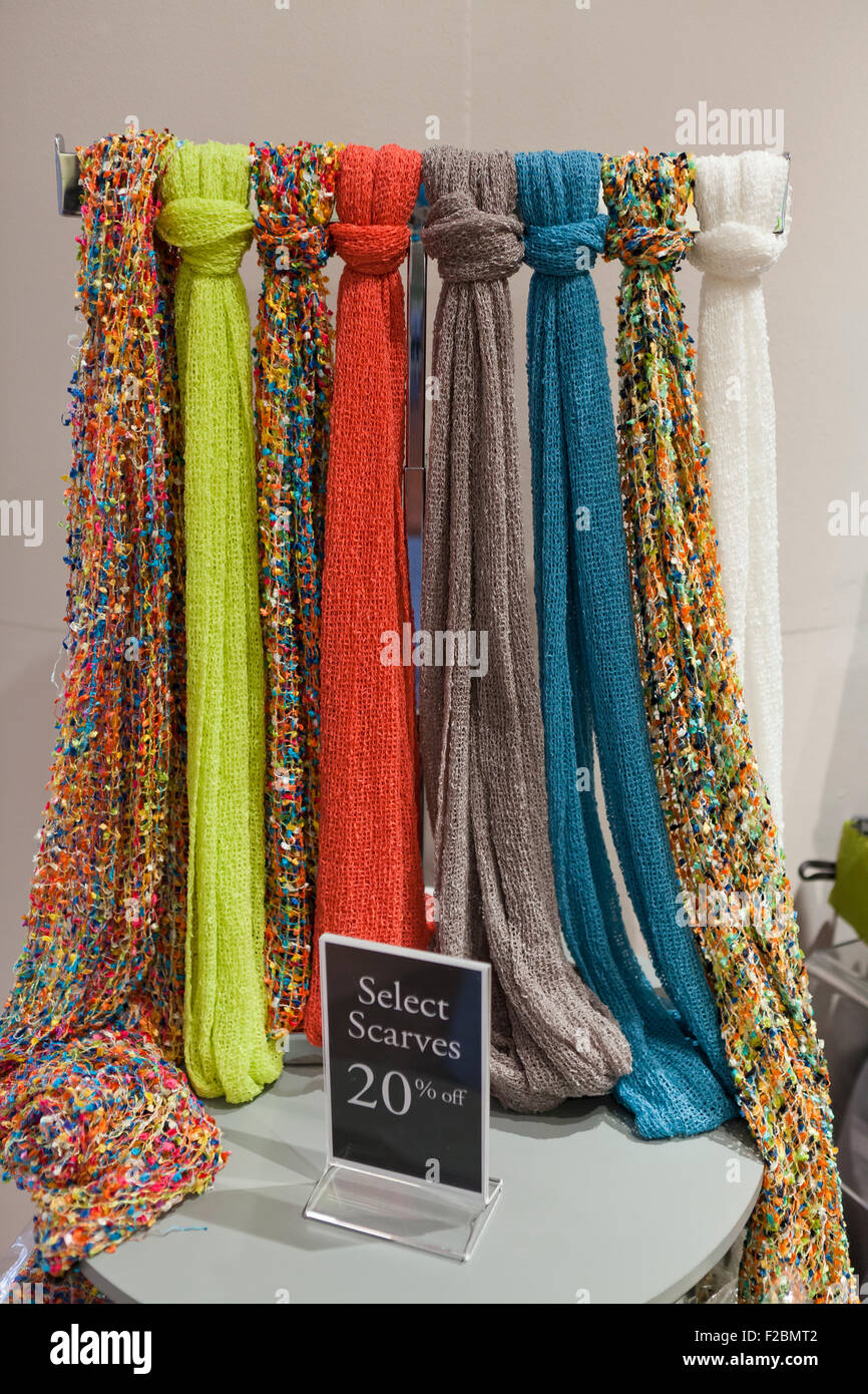 Scarf display hi-res stock photography and images - Alamy