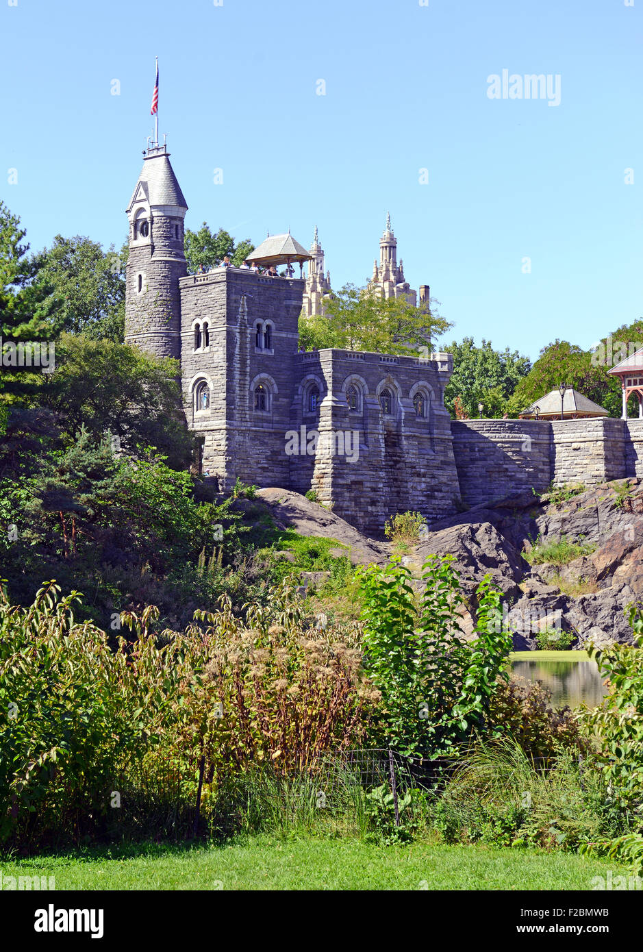 Belvedere Castle, Central Park, Manhattan New York Stock Photo - Alamy