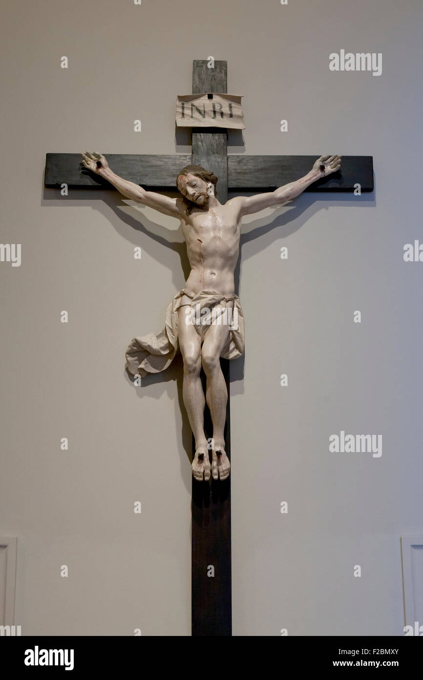 Christ Crucified by Franz Ignaz Gunther - circa 1765 - USA Stock Photo ...