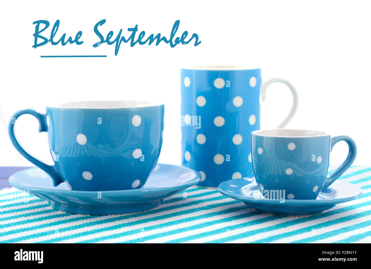 Blue September, Blue Friday Charity Event Fundraiser, with blue coffee ...