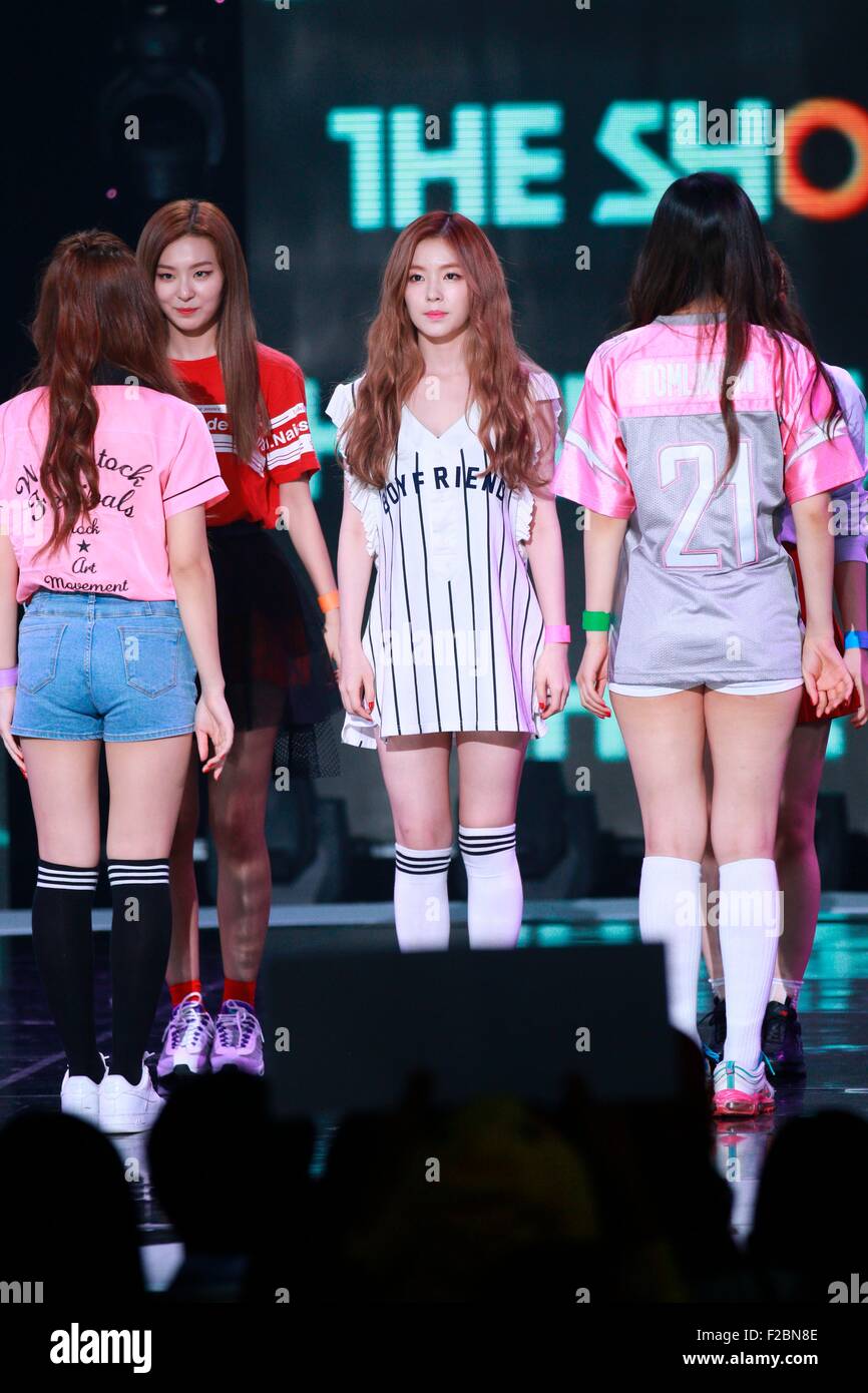 Korea idol group Jessi attend the press conference for their new songs ...