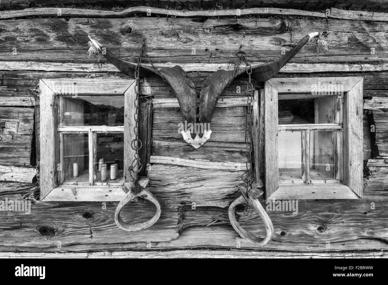Old style cattle farm Black and White Stock Photos & Images - Alamy
