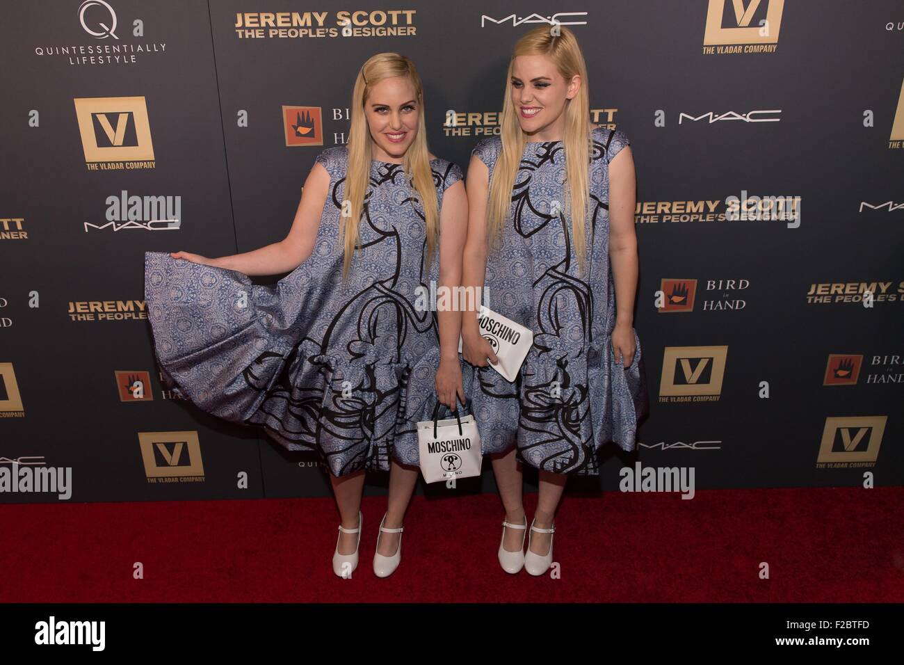 New York, NY, USA. 15th Sep, 2015. Cailli Beckerman, Sam Beckerman at ...