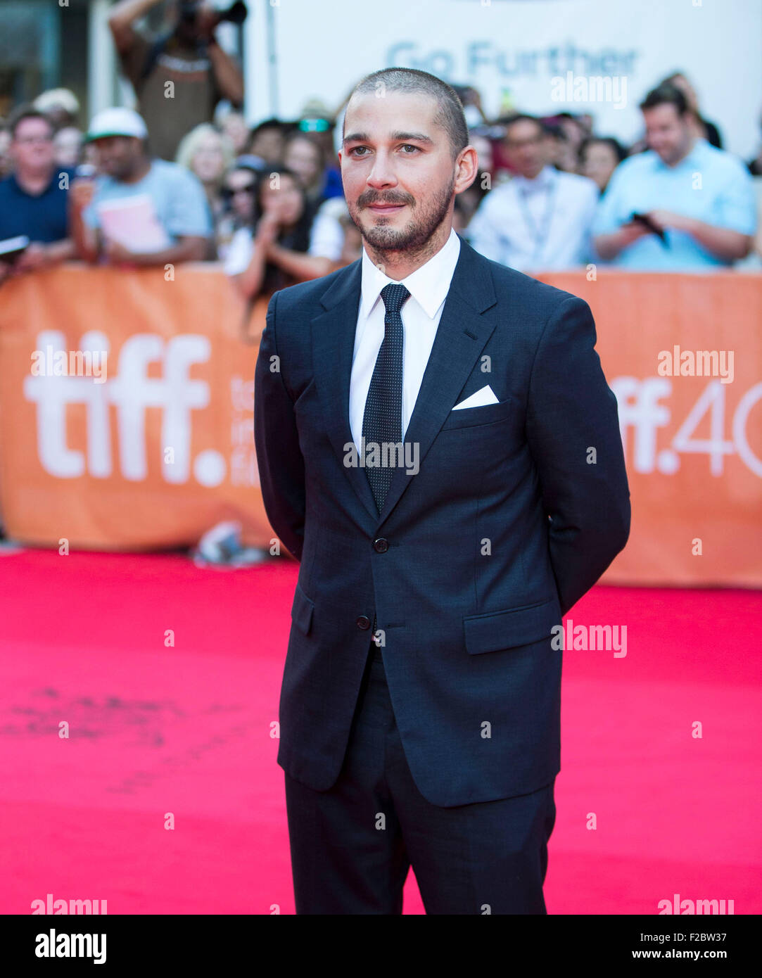 Toronto, Canada. 15th Sep, 2015. Actor Shia LaBeouf poses for photos ...
