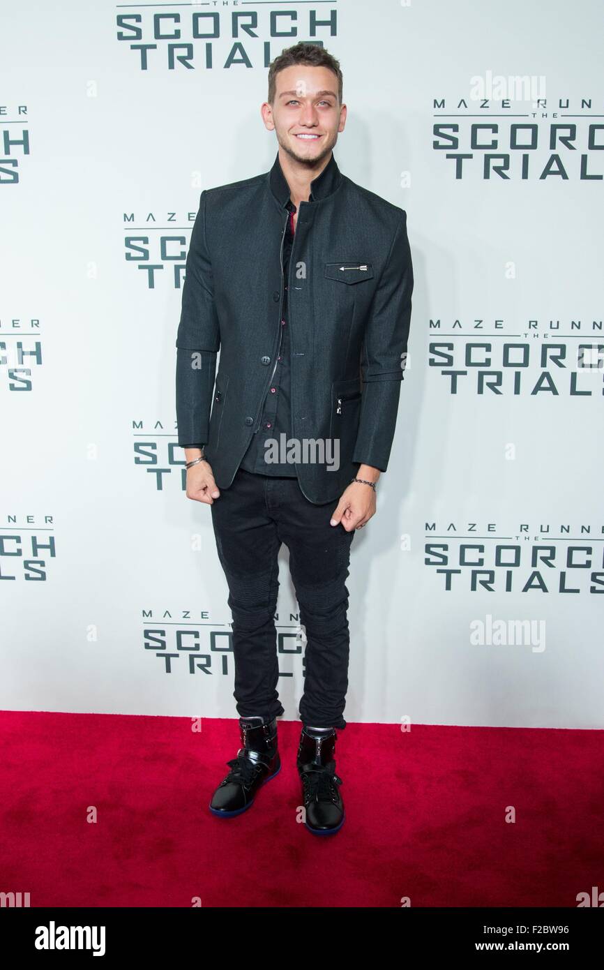 New York, NY, USA. 15th Sep, 2015. Cody Saintgnue at arrivals for MAZE ...