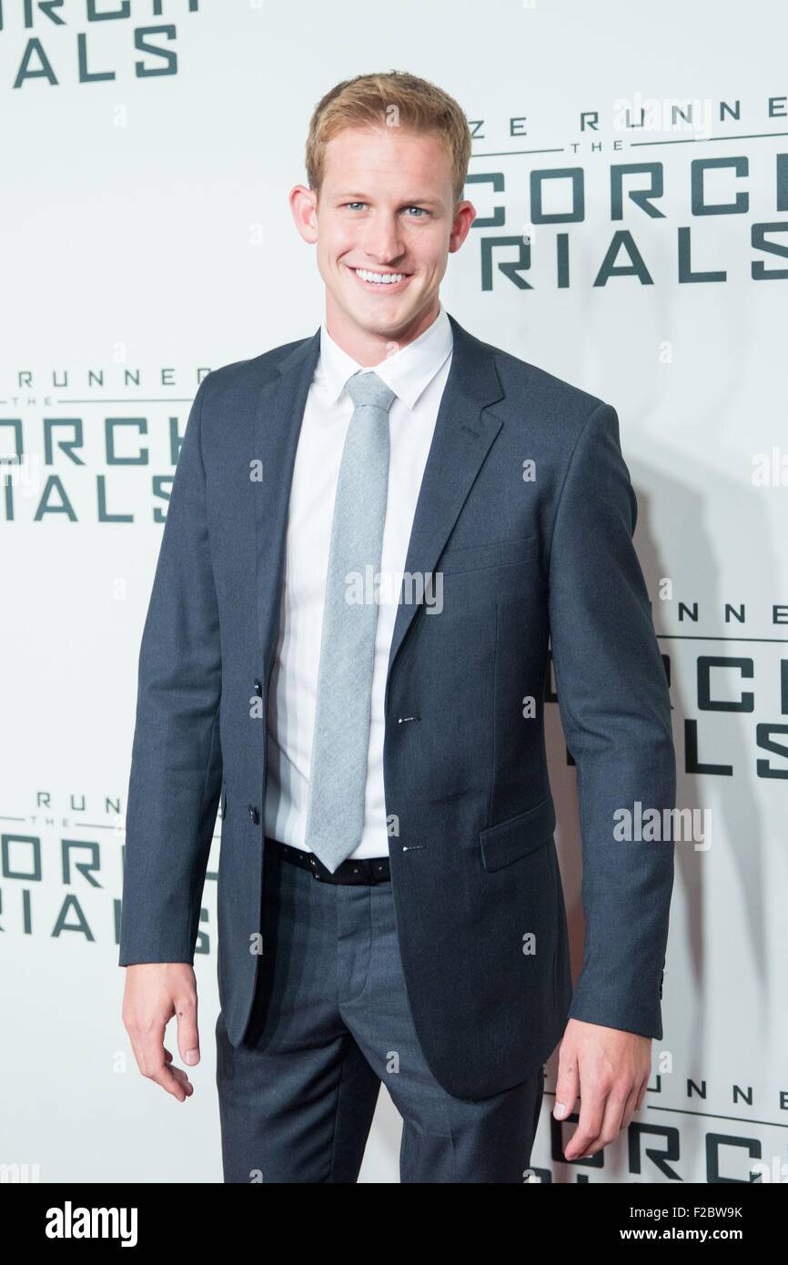 New York, NY, USA. 15th Sep, 2015. Chris Sheffield at arrivals for MAZE ...