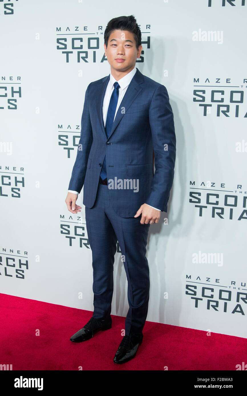 New York, NY, USA. 15th Sep, 2015. Ki Kong Lee at arrivals for MAZE ...