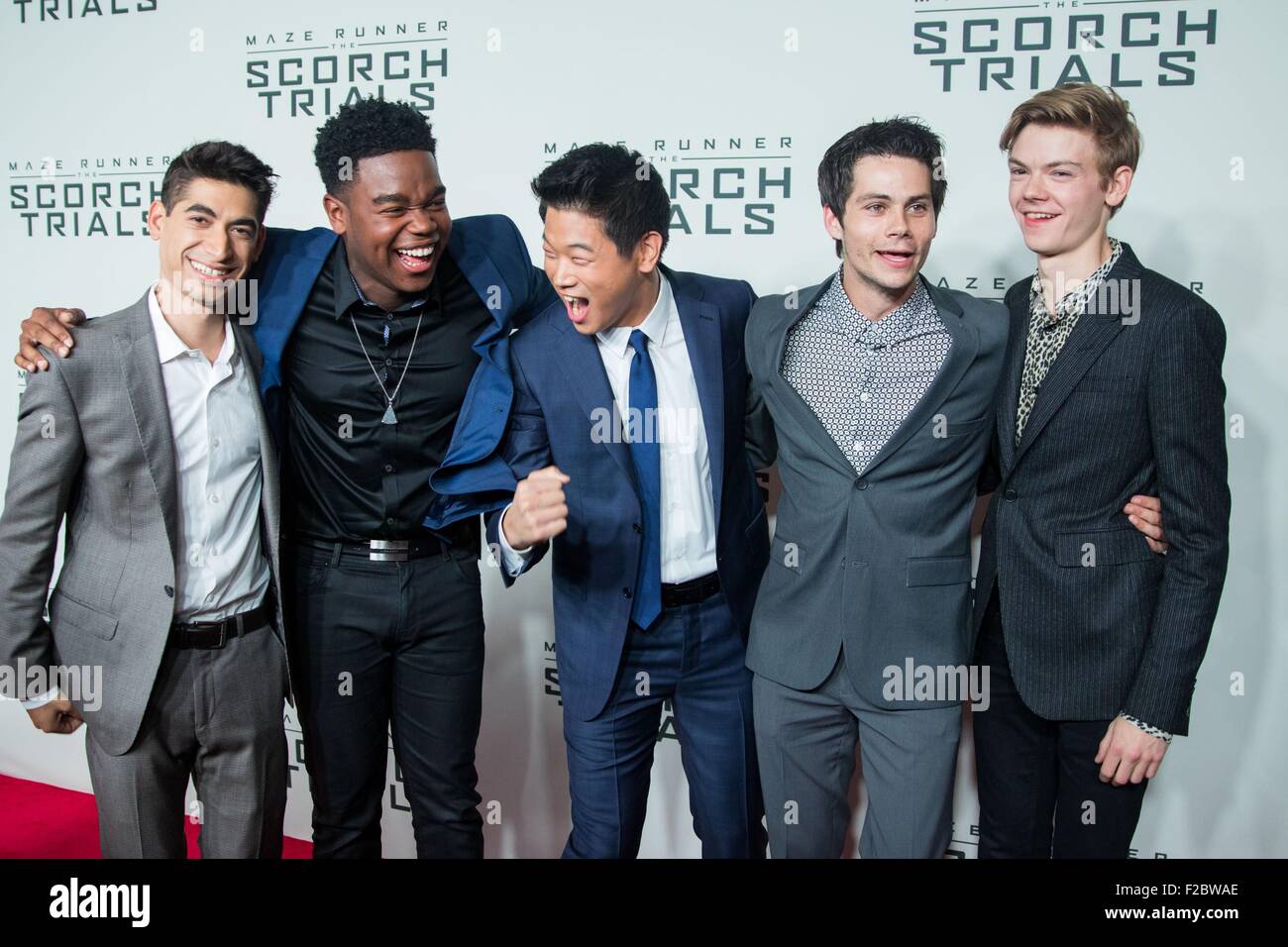 New York, NY, USA. 15th Sep, 2015. Alex Flores, Dexter Darden, Hi Kong ...