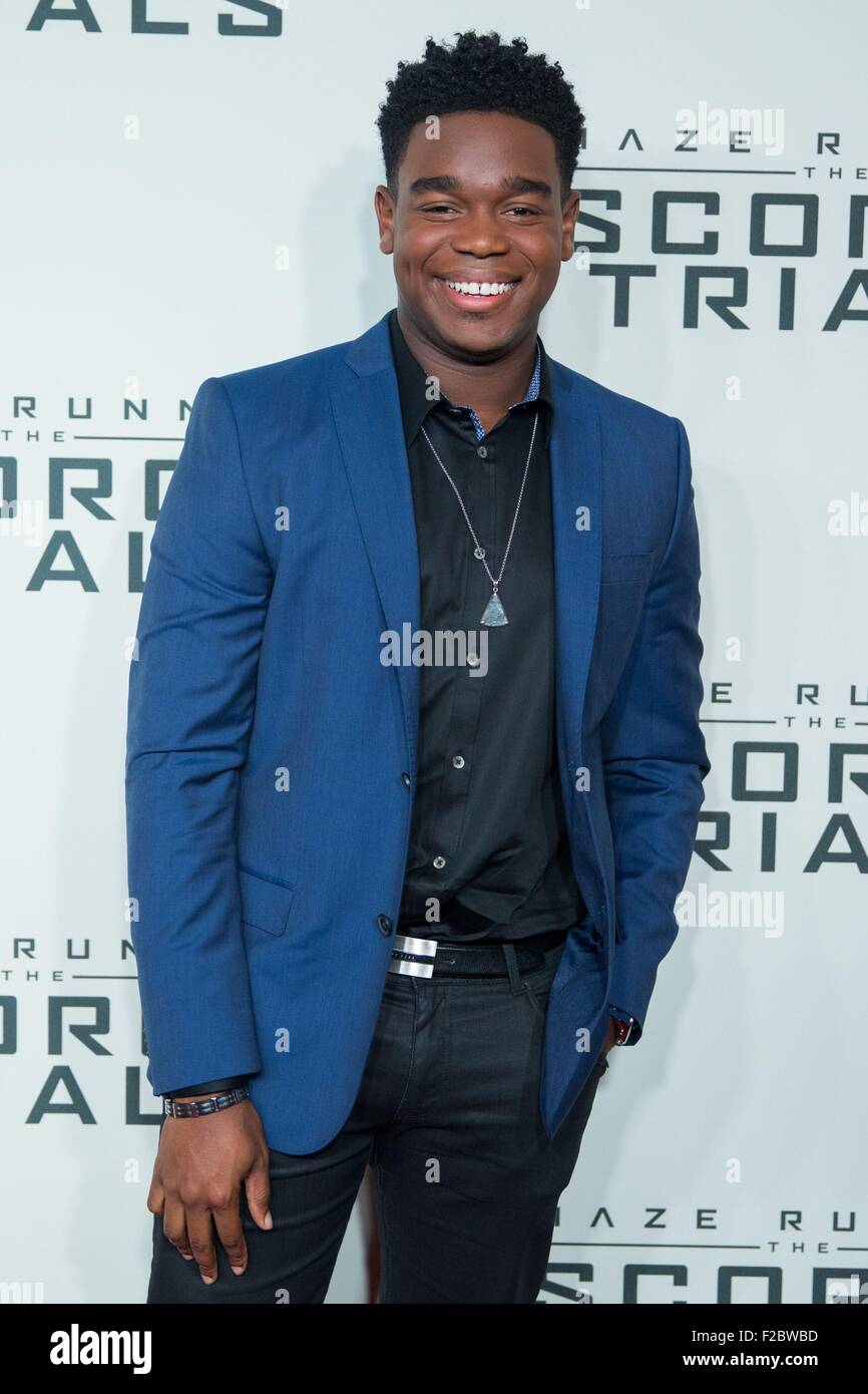 New York, NY, USA. 15th Sep, 2015. Dexter Darden at arrivals for MAZE ...