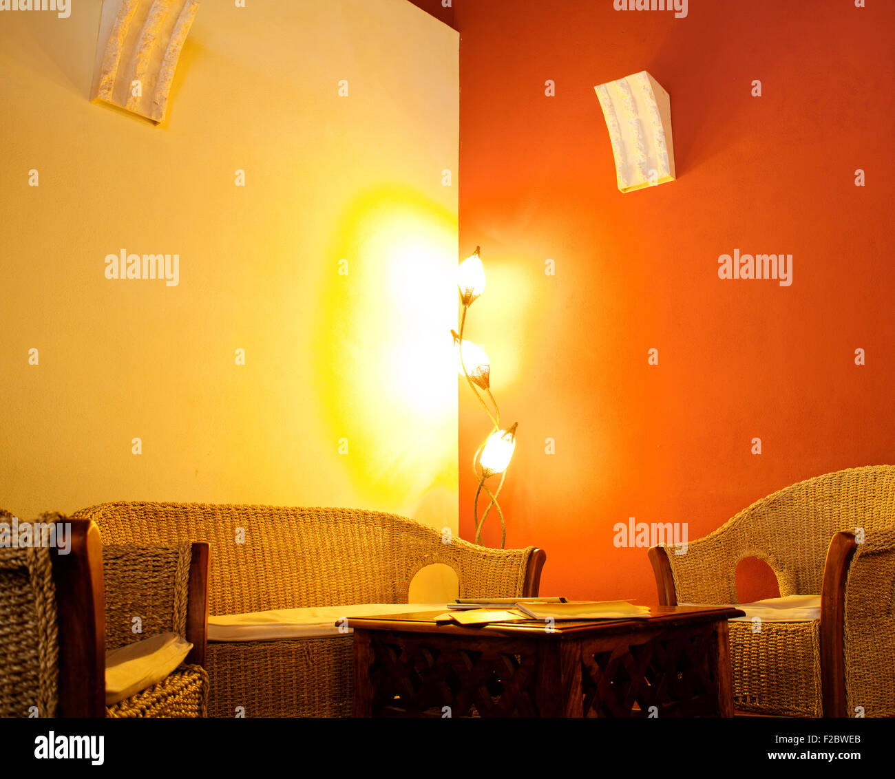 Photo of an Interior of a bar Stock Photo - Alamy