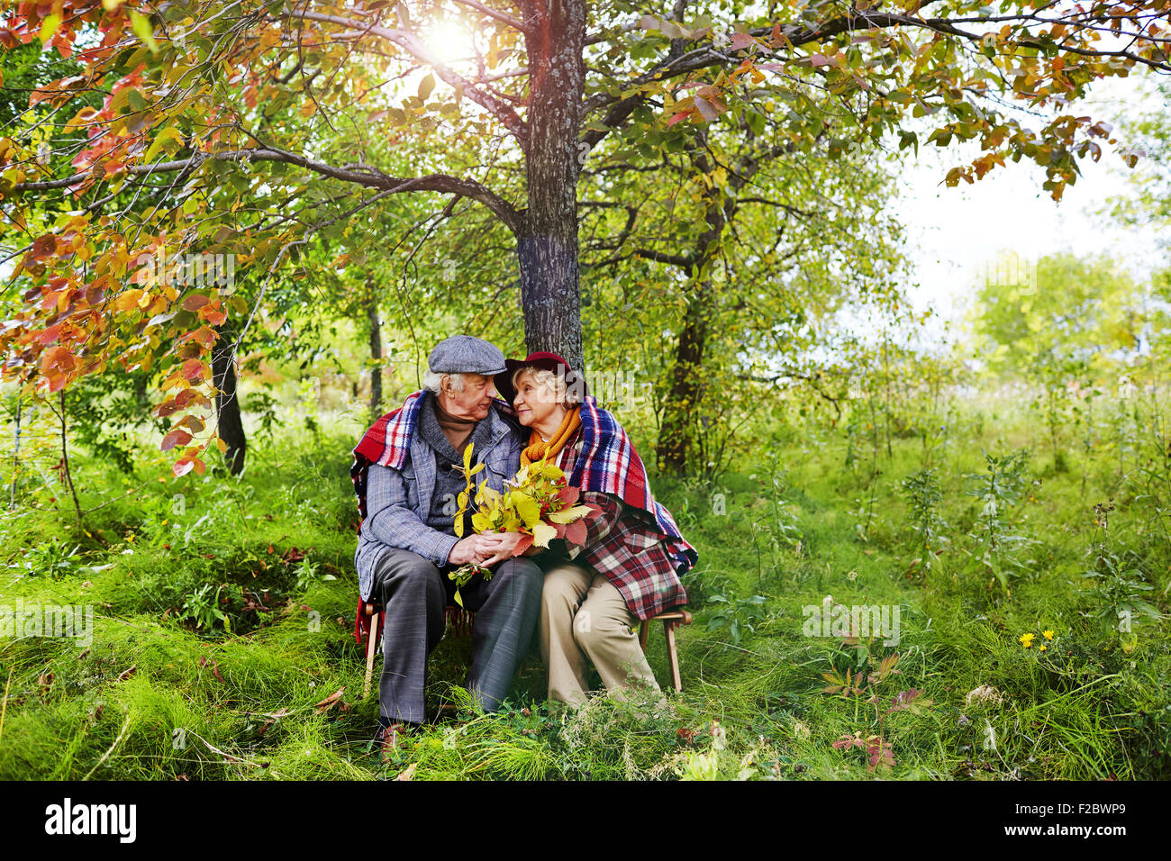 Sitting under tree hi-res stock photography and images - Alamy