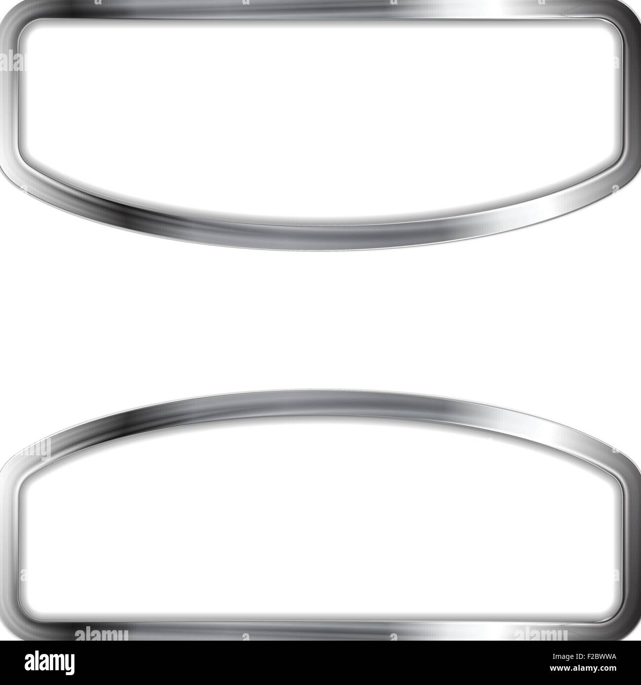 Abstract metal silver frame modern background. Vector design Stock ...