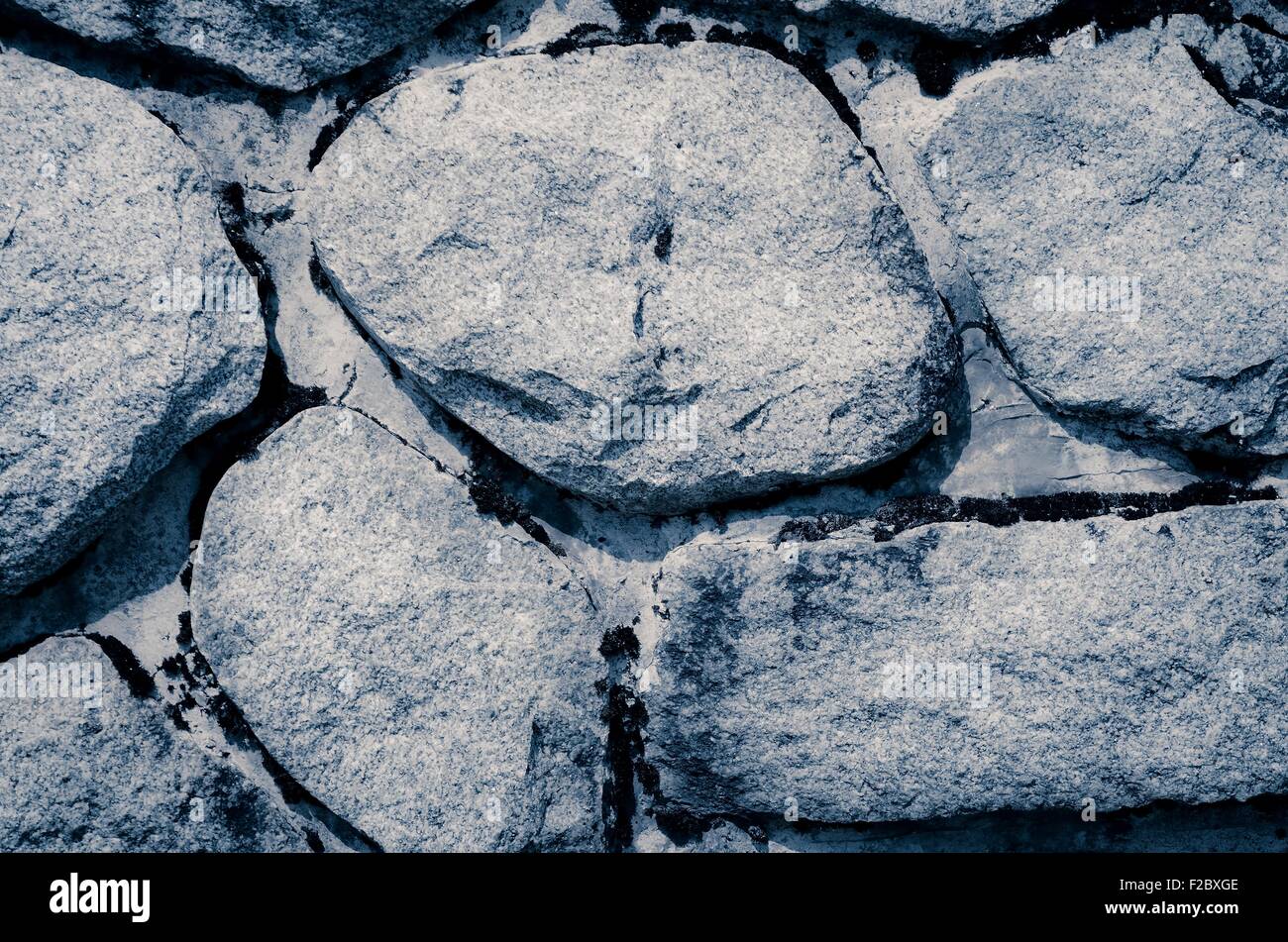 Blue brick wall texture background hi-res stock photography and images ...