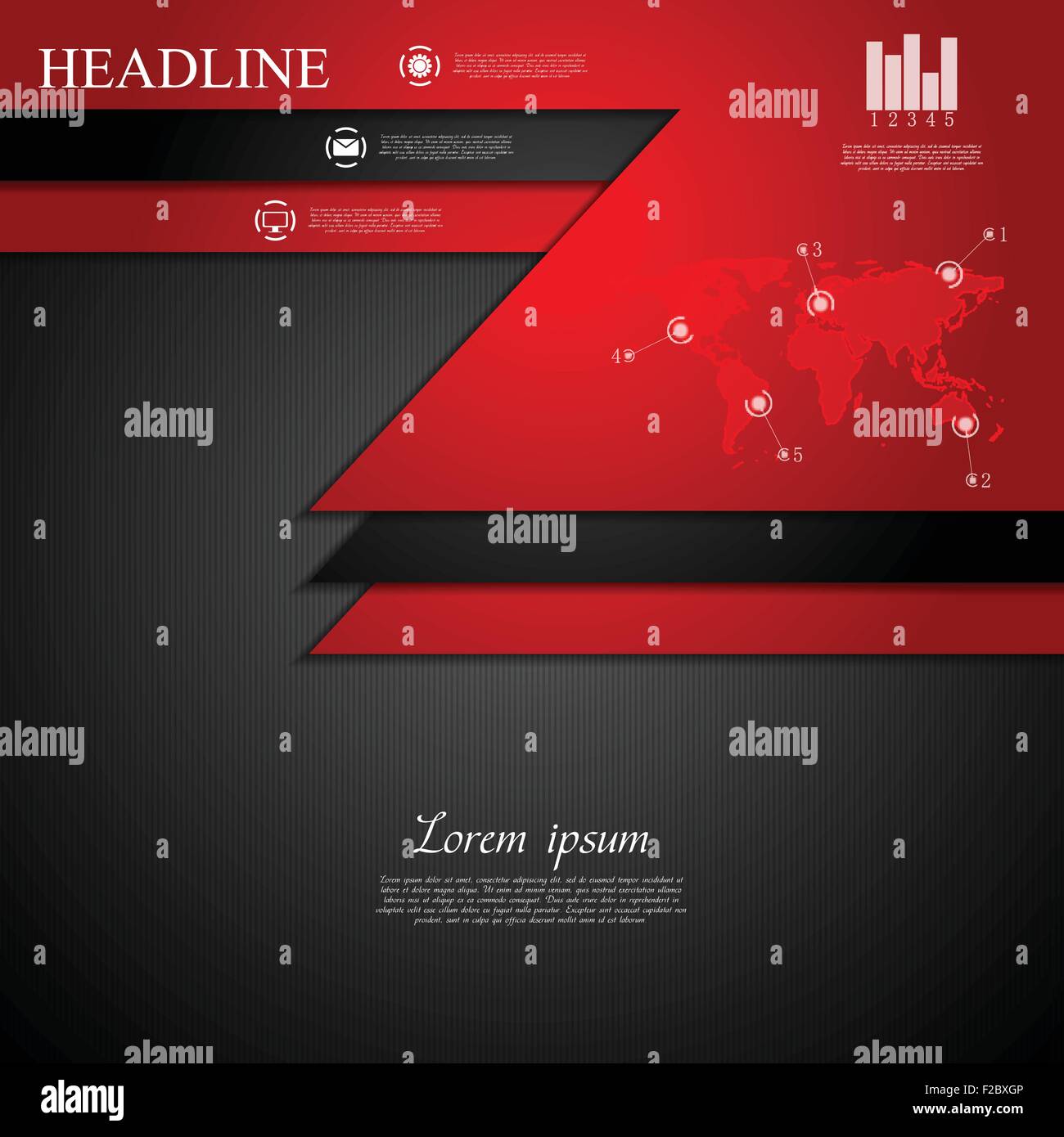 Abstract dark corporate tech background. Vector design Stock Vector ...