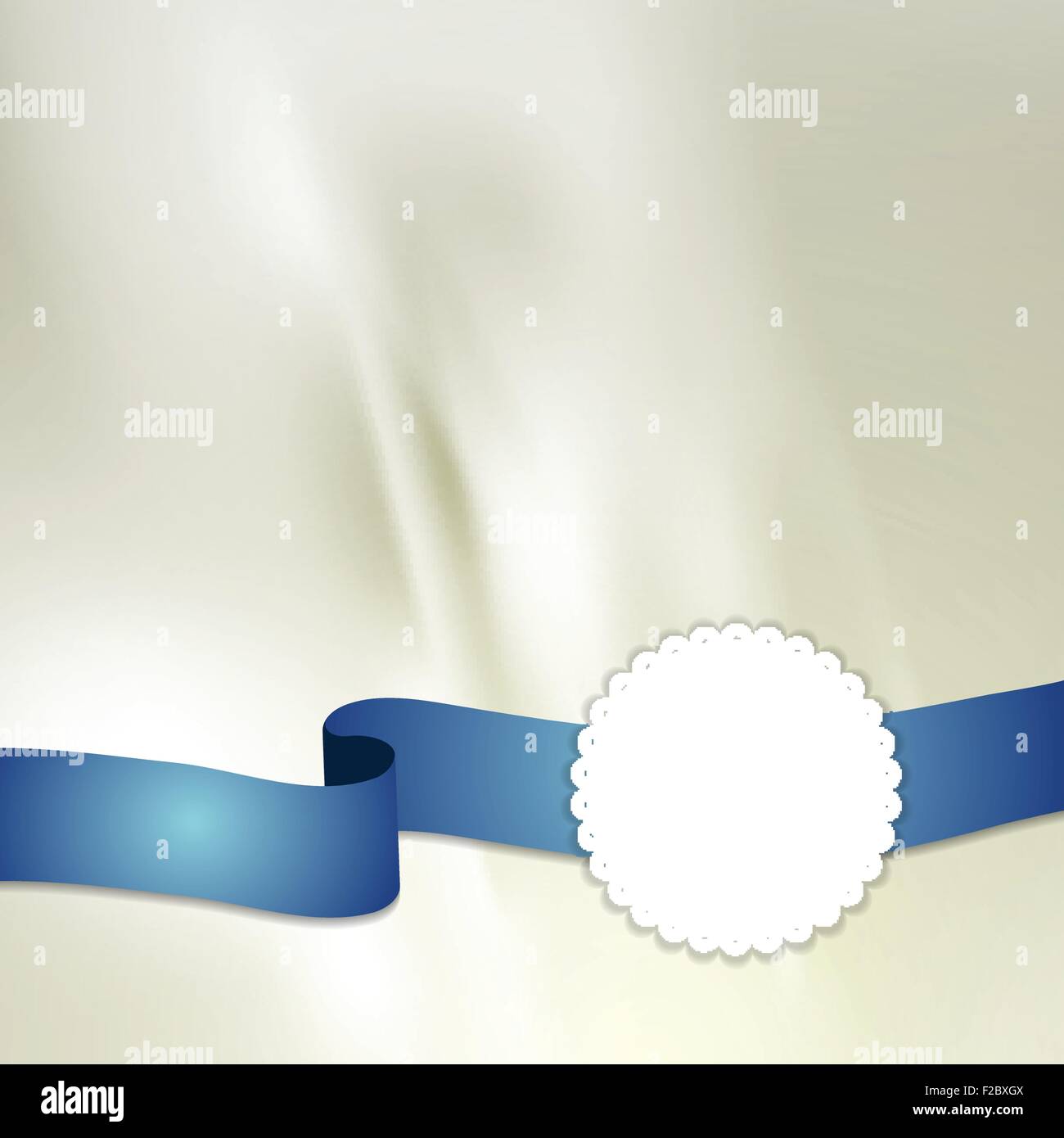 Tape and label on light silk background. Vector design Stock Vector ...