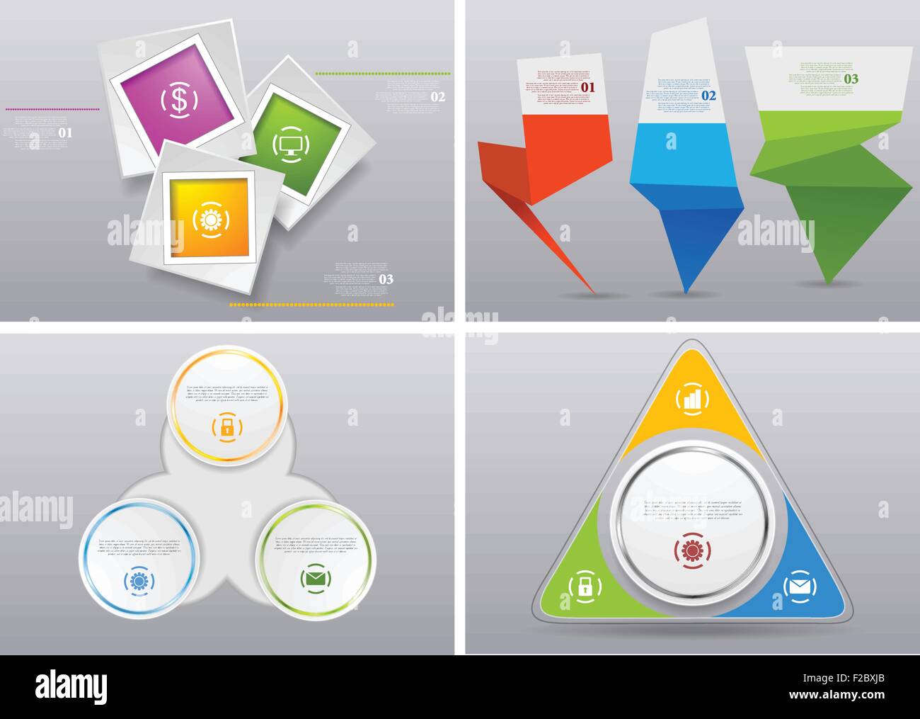 Abstract infographics bright design. Vector background Stock Vector ...