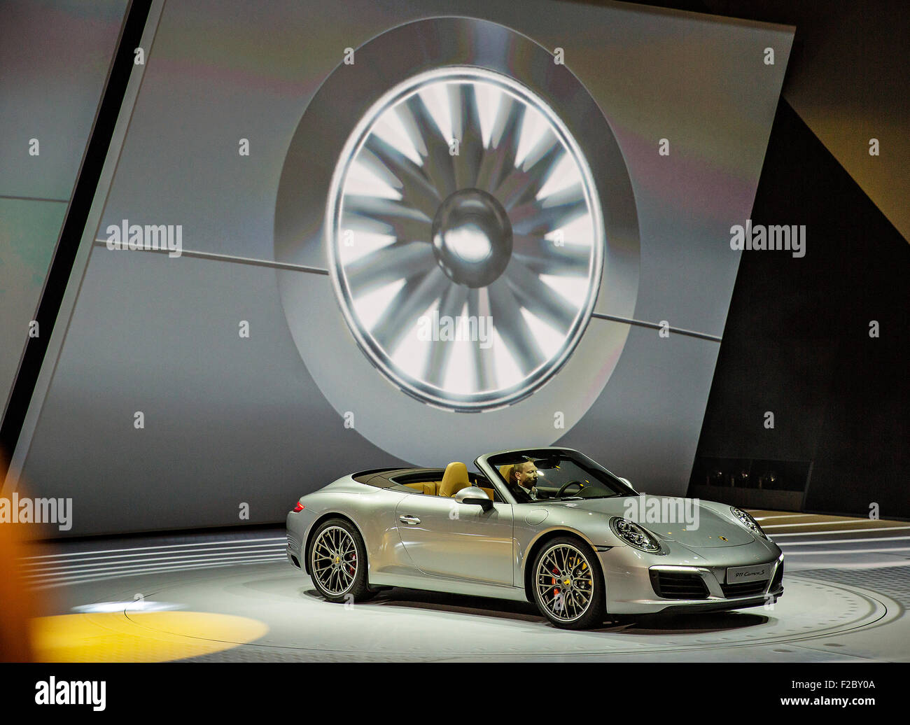 International motorshow, IAA, Frankfurt, Porsche 911 Carrera cabrio ...