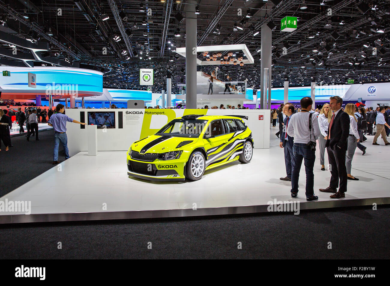 Skoda Auto stand, International motorshow, IAA, Frankfurt, Auto Show ...