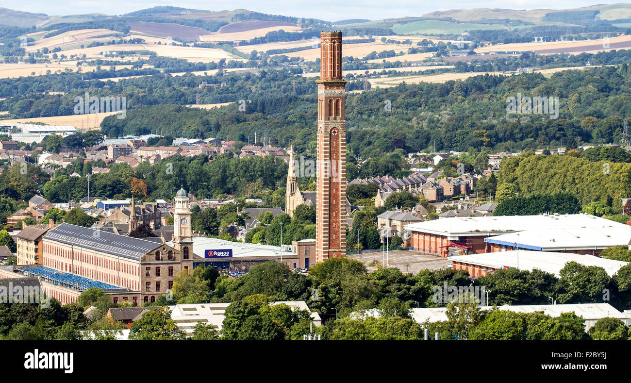 Landscape view of "The Stack" retail leisure park and the 1800`s "Cox`s ...