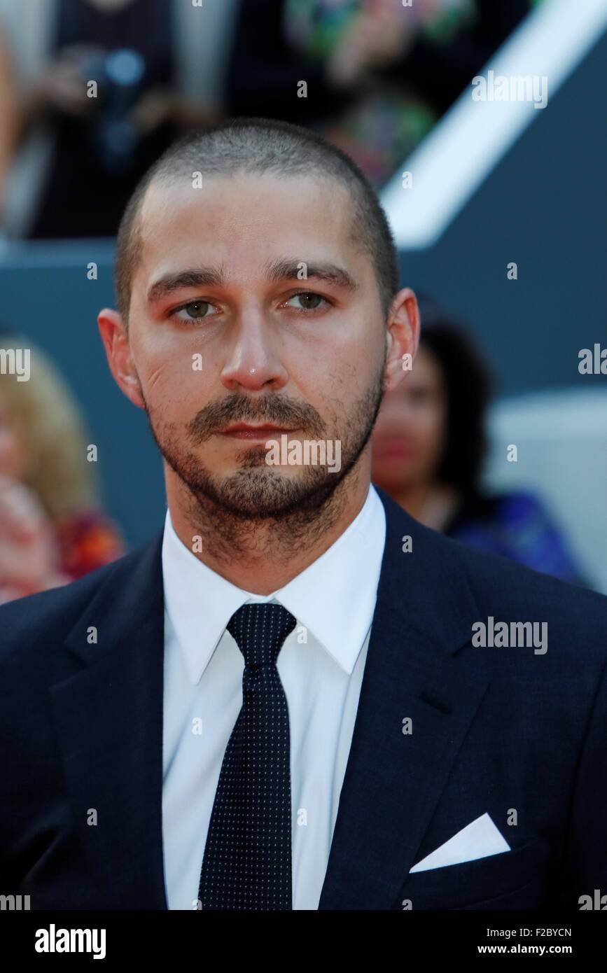 Toronto, Canada. 15th Sep, 2015. Actor Shia LaBeouf attends the ...