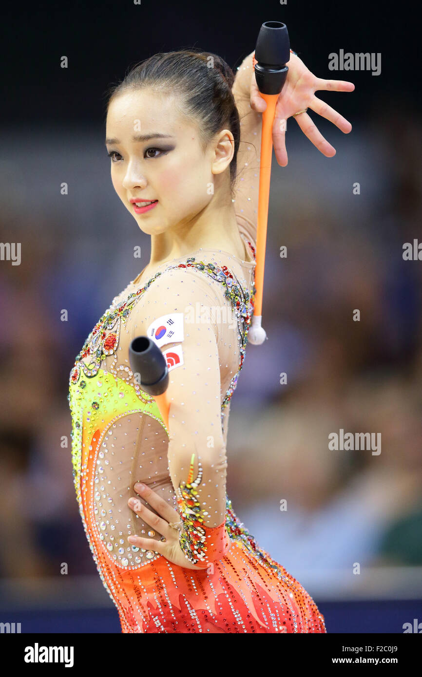 Stuttgart, Germany. 11th Sep, 2015. Yeon Jae Son (KOR) Rhythmic Gymnastics : All-Around Final of ...