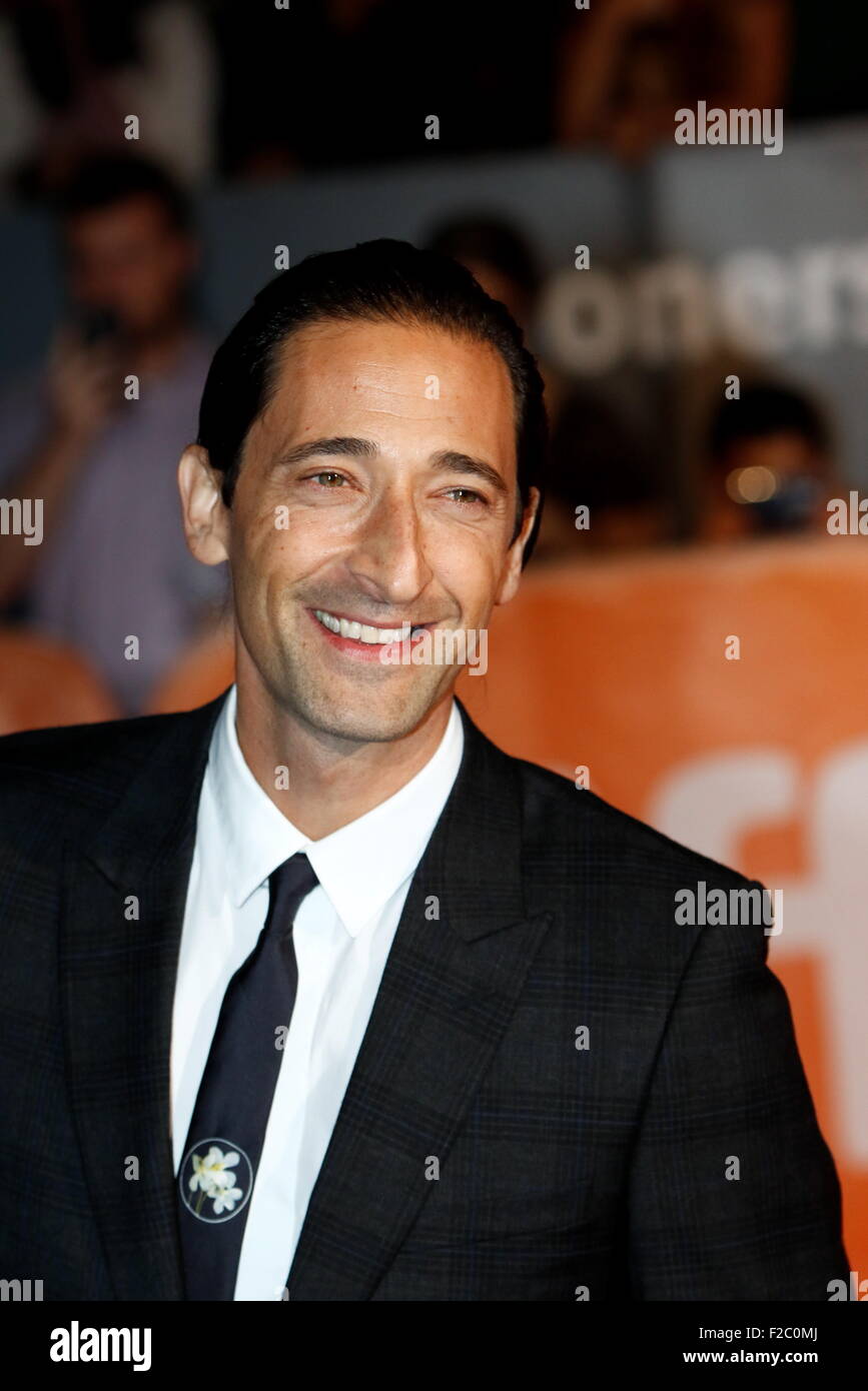 Toronto, Canada. 15th Sep, 2015. Actor Adrien Brody attends the ...