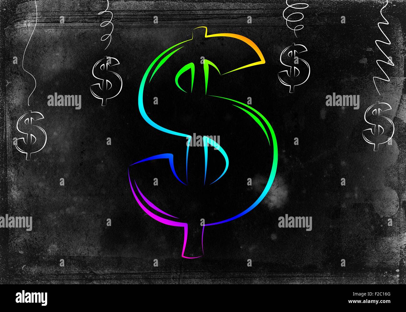 Dollar icon illustration Stock Photo - Alamy