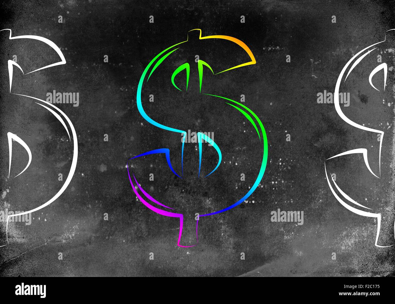Dollar icon illustration Stock Photo - Alamy