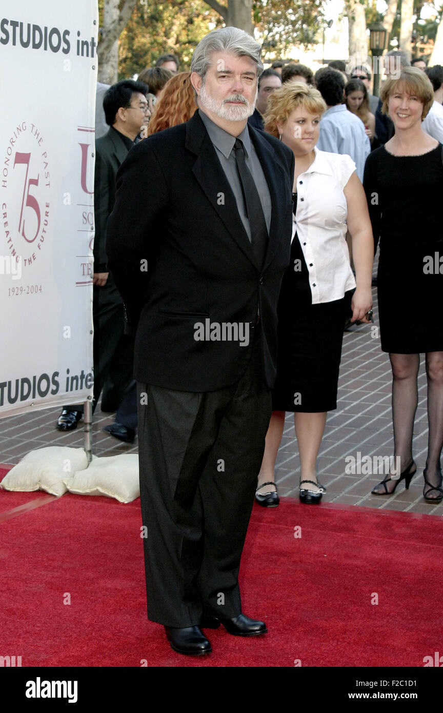 LOS ANGELES, CA - SEPTEMBER 26, 2004: George Lucas at the 75th Diamond ...