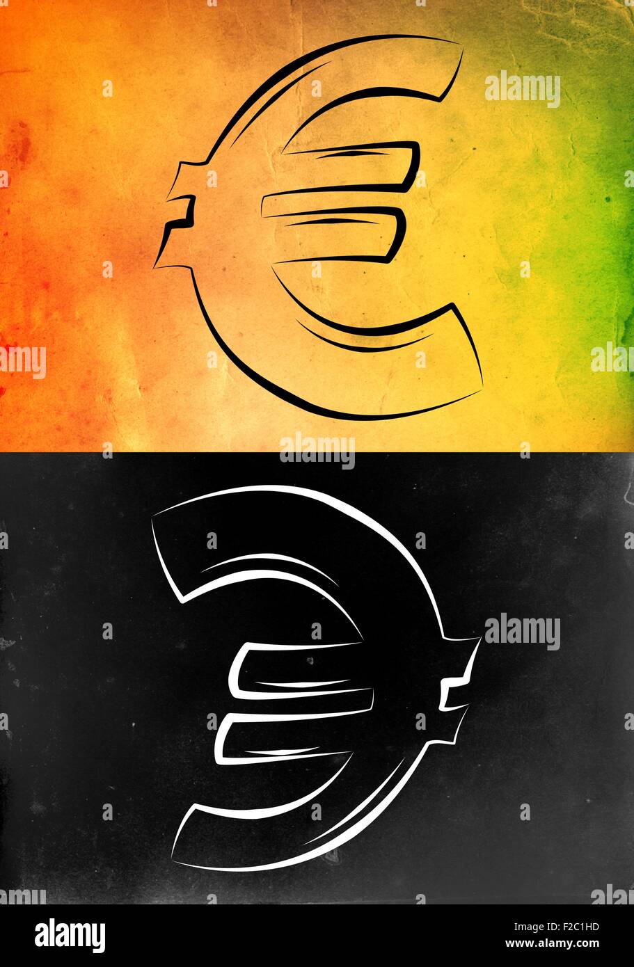 Euro icon illustration Stock Photo - Alamy
