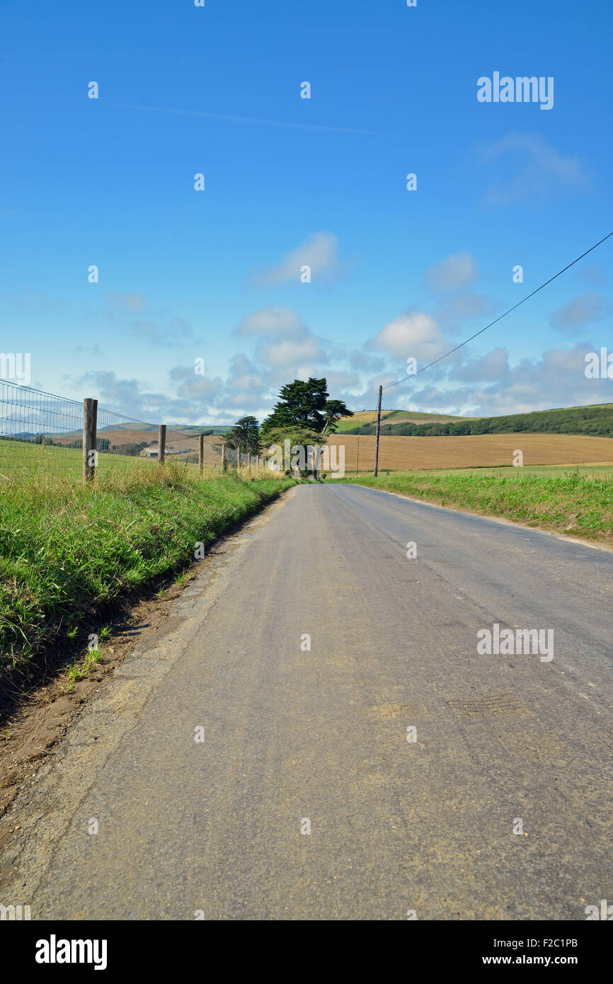 English country roads fields hi-res stock photography and images - Alamy