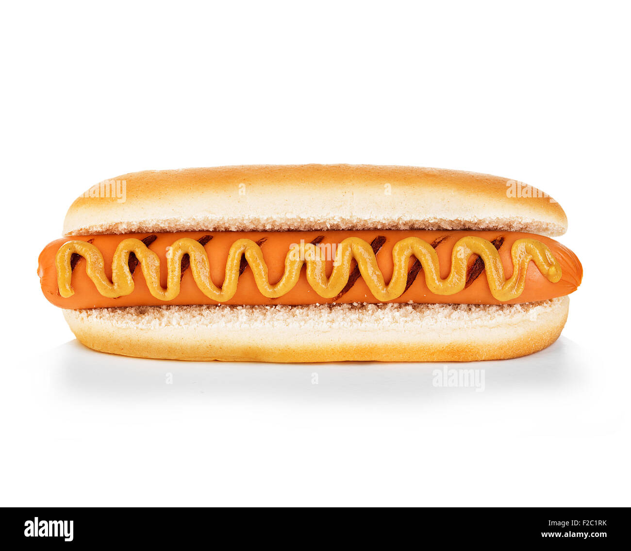 Hot dog isolated Stock Photo - Alamy