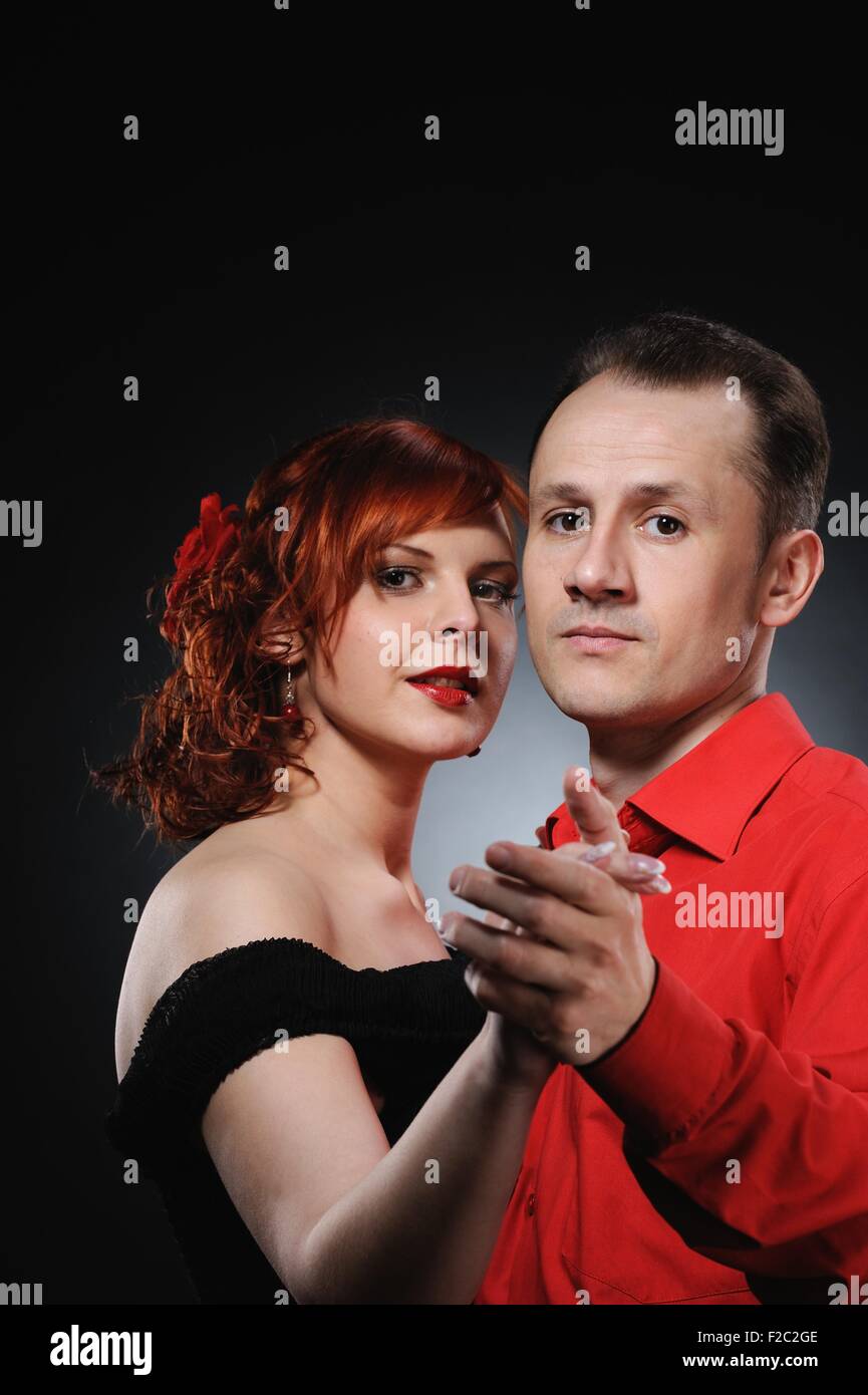 Attractive Male And Female Dancing Tango High Resolution Stock Photography and Images - Alamy