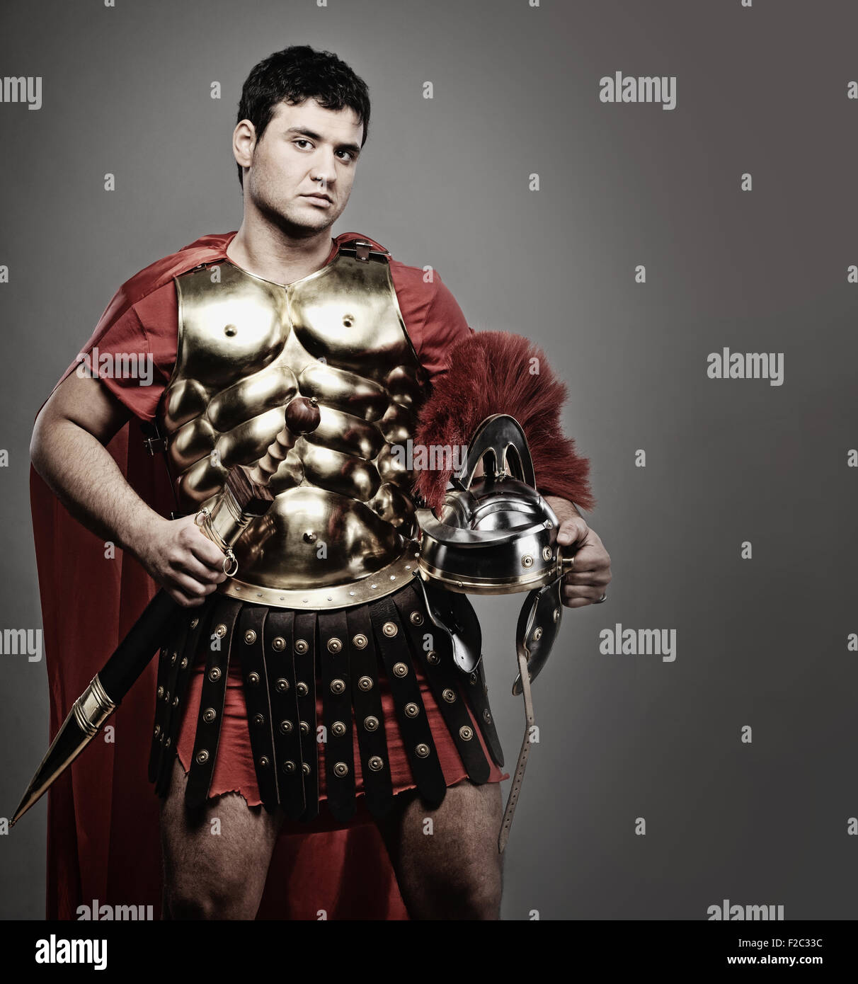 Portrait of a legionary soldier Stock Photo - Alamy