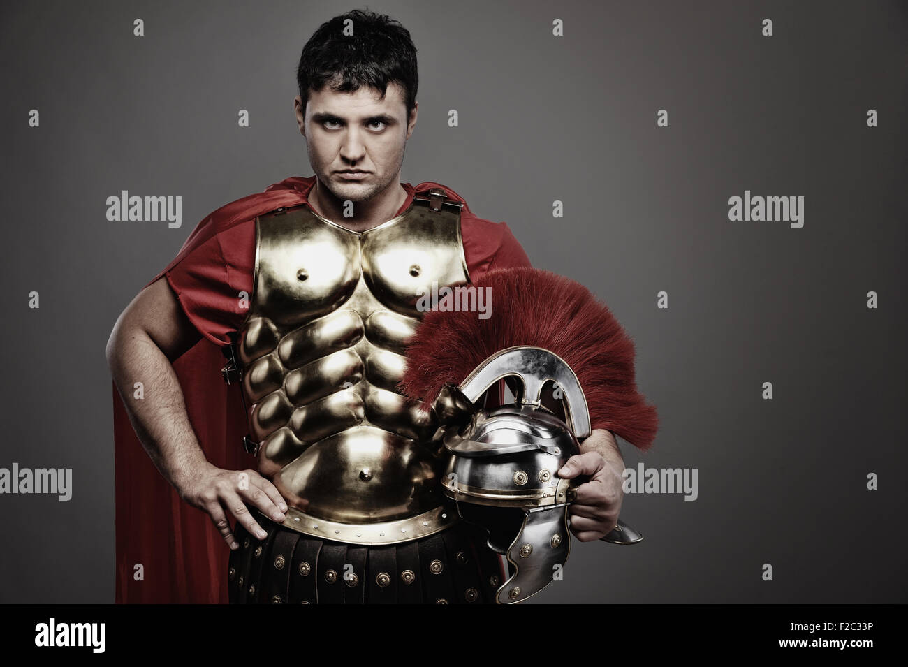 Portrait of a roman legionary soldier Stock Photo - Alamy