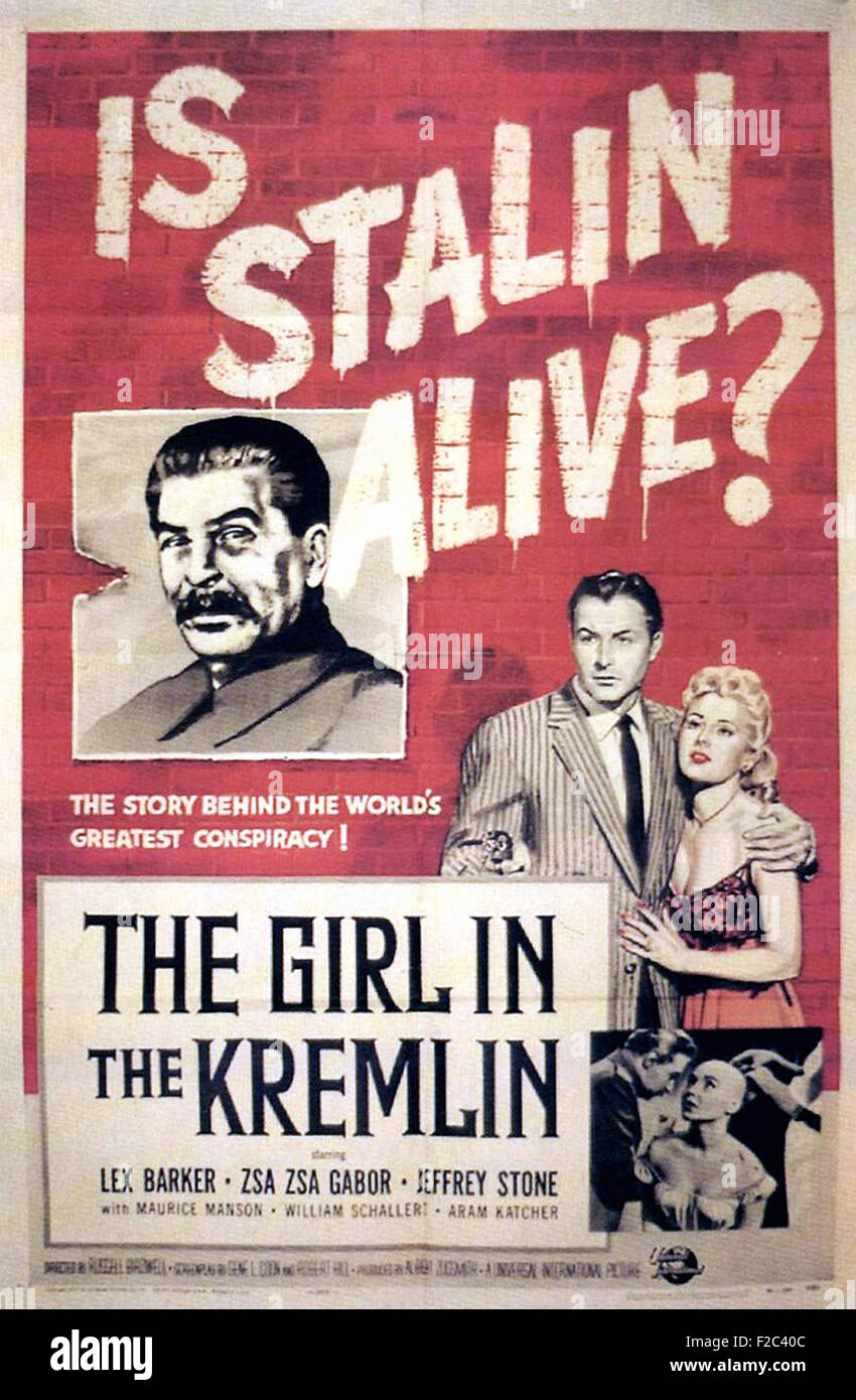 Girl in the Kremlin, The 02 - Movie Poster Stock Photo - Alamy