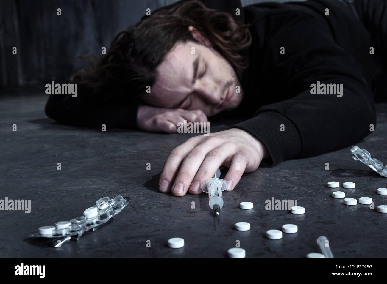 Drug addiction poverty hi-res stock photography and images - Alamy