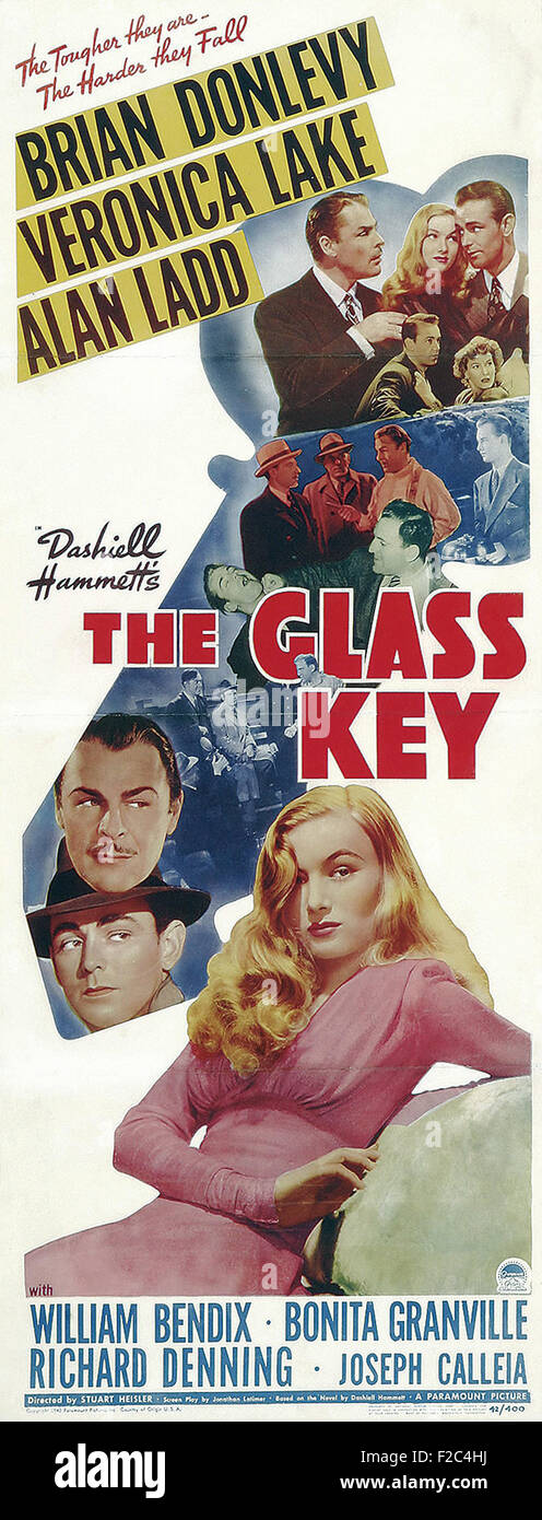 Glass Key, The 05 - Movie Poster Stock Photo - Alamy
