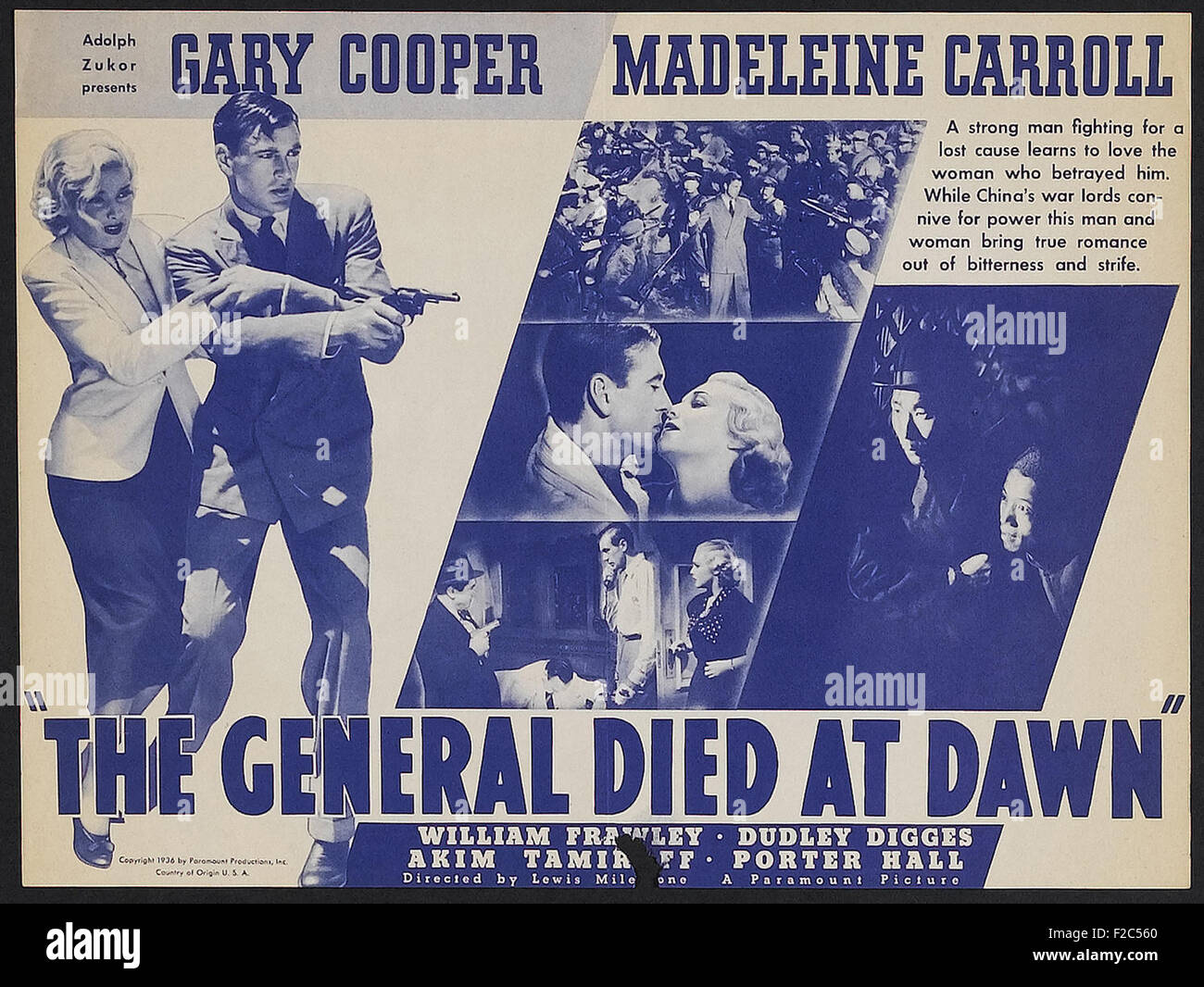 General Died at Dawn, The 02053 - Movie Poster Stock Photo - Alamy