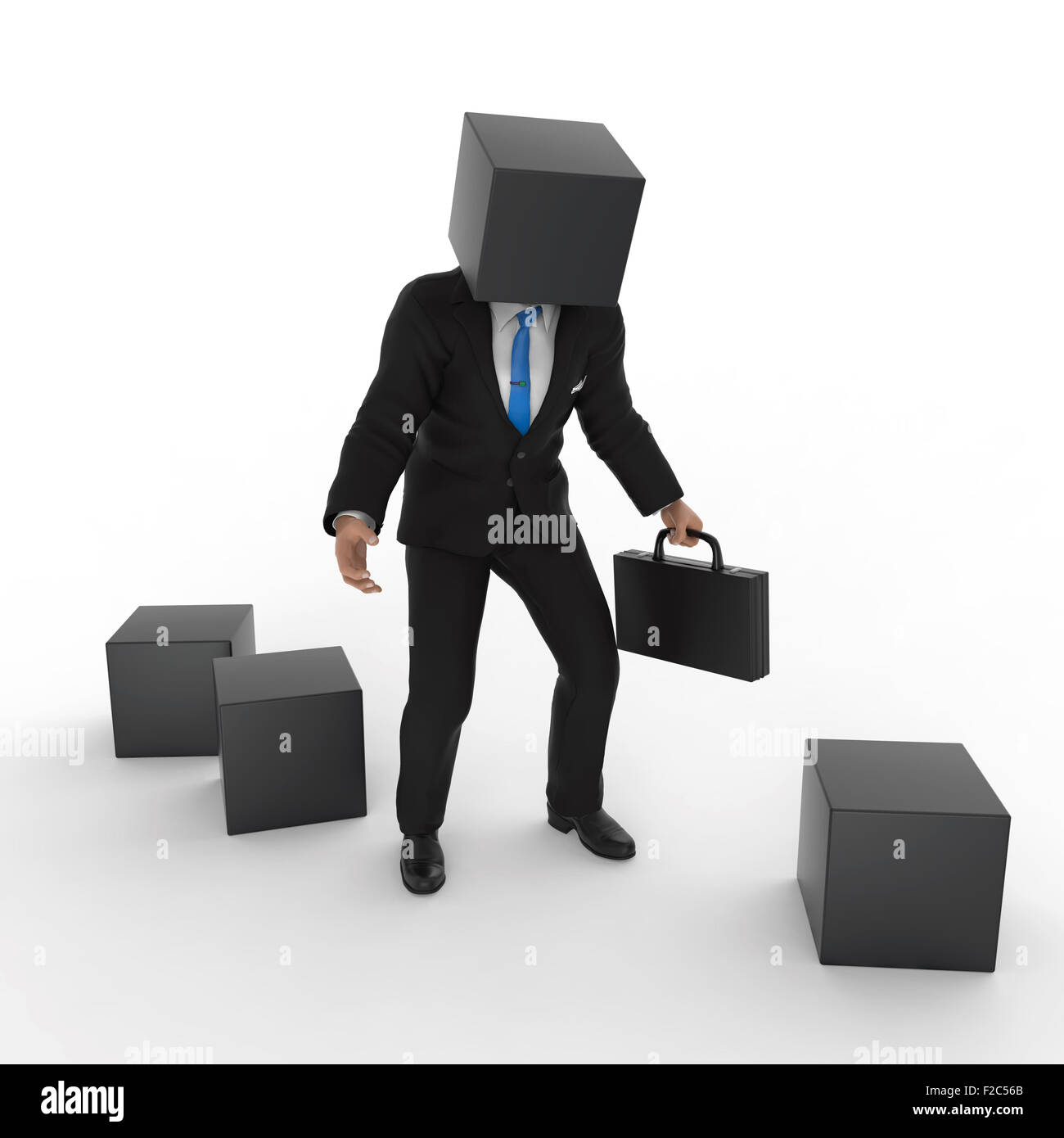 Man with the blockhead hi-res stock photography and images - Alamy
