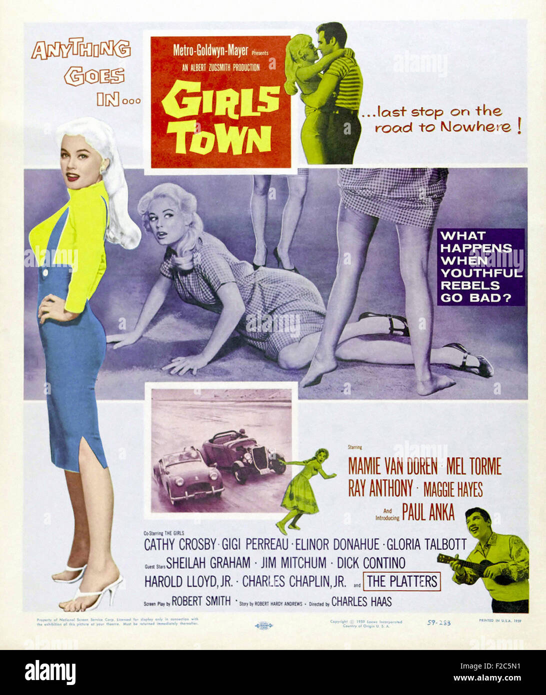 Girls Town 03 - Movie Poster Stock Photo - Alamy