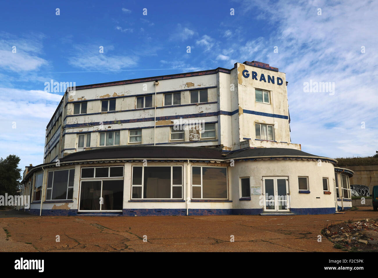The Grand Hotel, Sandown, Isle of Wight. UK Stock Photo - Alamy