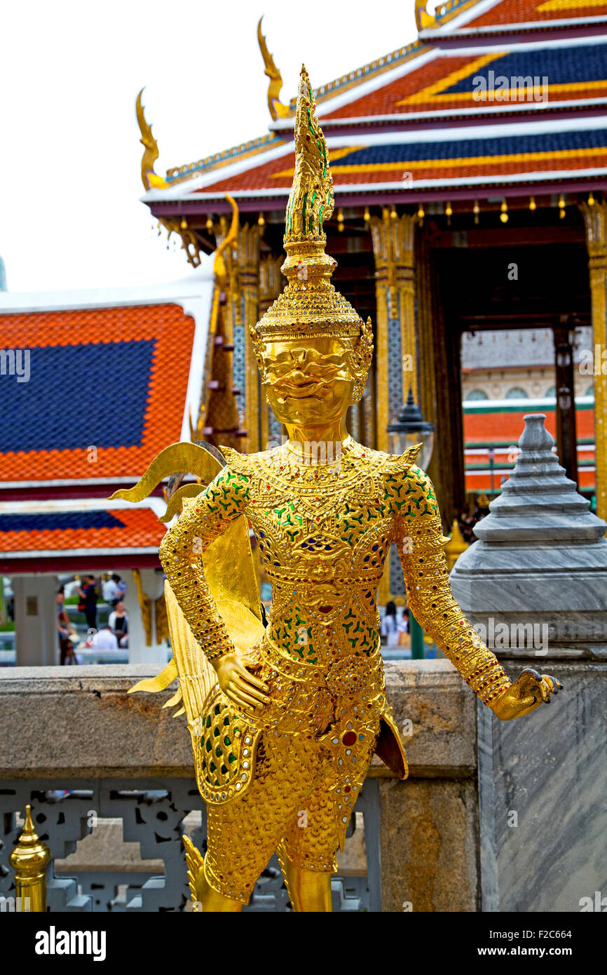 demon in the temple bangkok asia thailand abstract cross colors step ...
