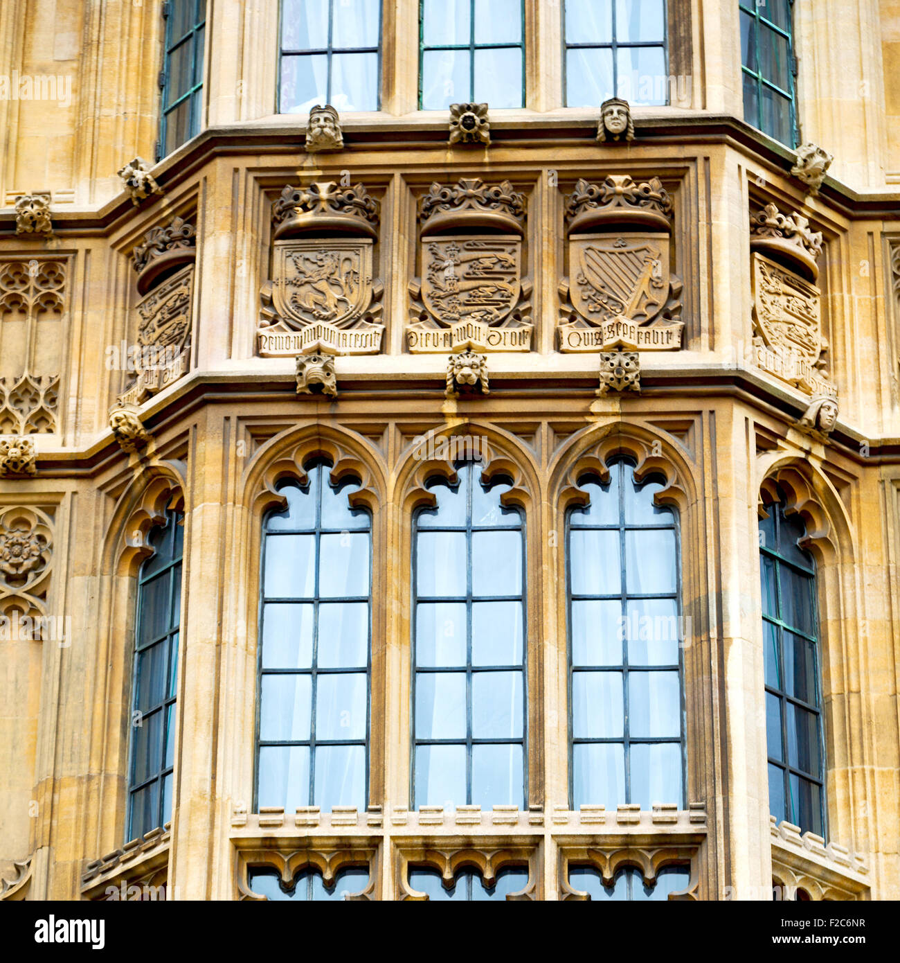 in london old historical parliament glass window structure and terrace ...