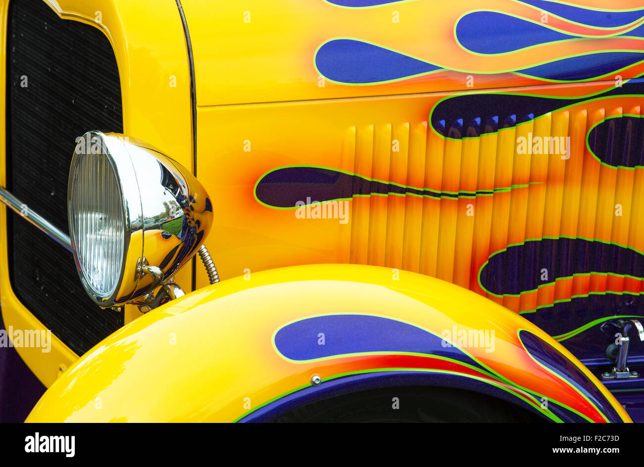Hot rod flames hi-res stock photography and images - Alamy