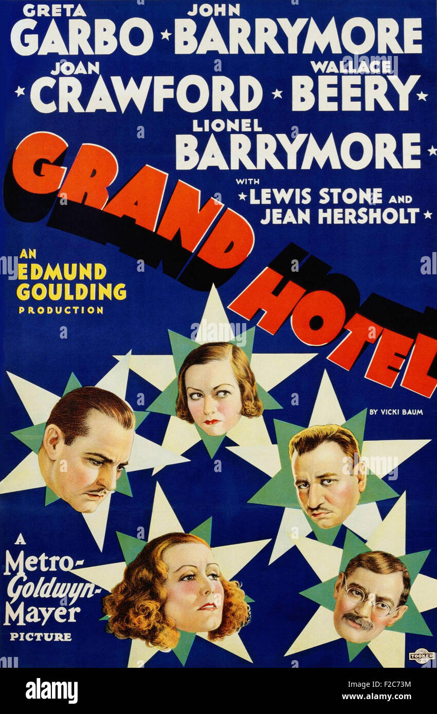 Grand Hotel 01 - Movie Poster Stock Photo - Alamy